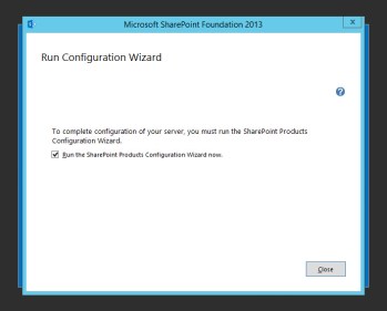 Installing SharePoint 2013 Foundation – David Lozzi