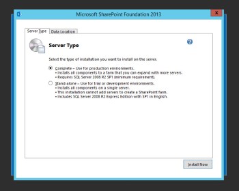 Installing SharePoint 2013 Foundation – David Lozzi