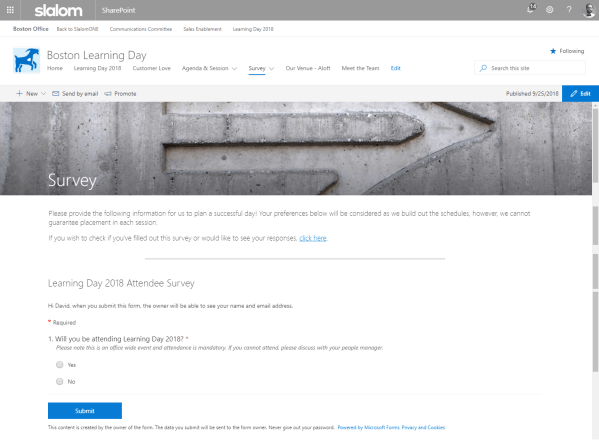 Winning with Office 365: Forms, Flow, SharePoint, and PowerApps – David ...
