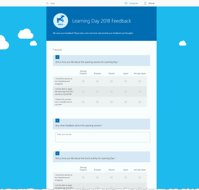 Squeezing a little more formatting out of Microsoft Forms – David Lozzi