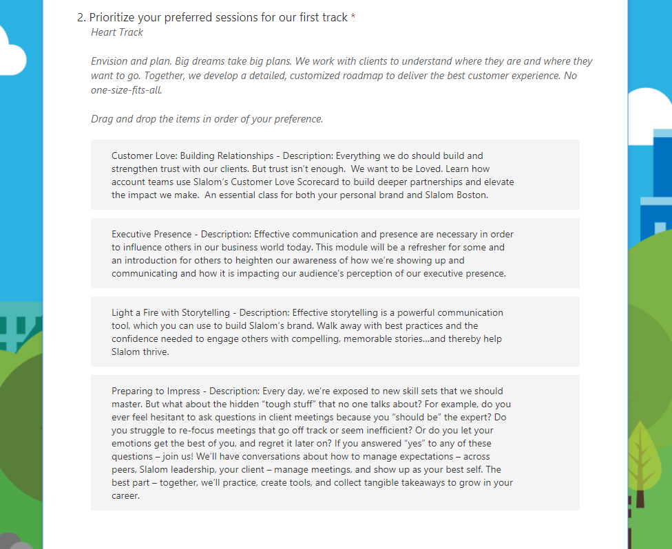 Microsoft Forms Ranking Questions to Individual SharePoint Fields with ...