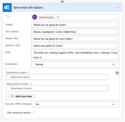 Understanding Power Automate’s Outlook Send Email Actions – David Lozzi